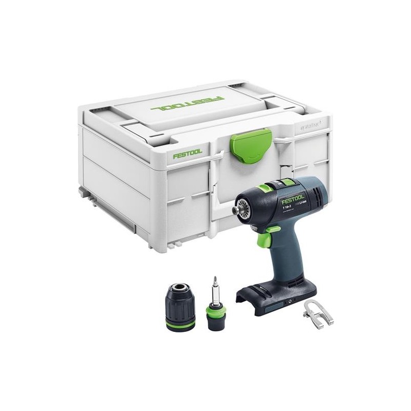 Festool Accu Schroefboormachine T18+3 Basic kopen? | MijnIJzerwaren