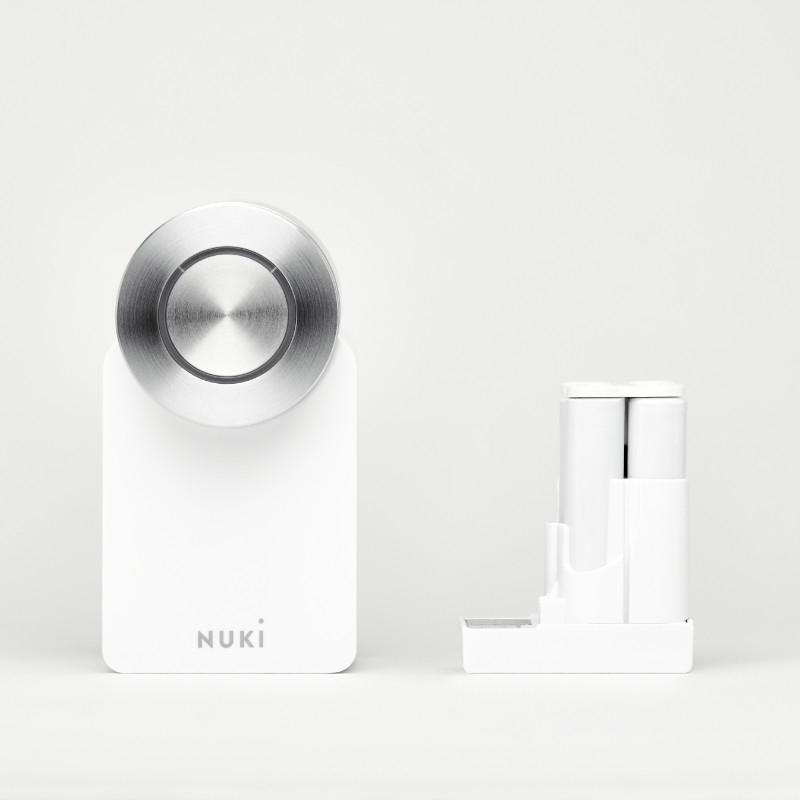 Nuki Smart Lock 3.0 - Pro White + Nuki Keypad 2.0 met vingerprint k...