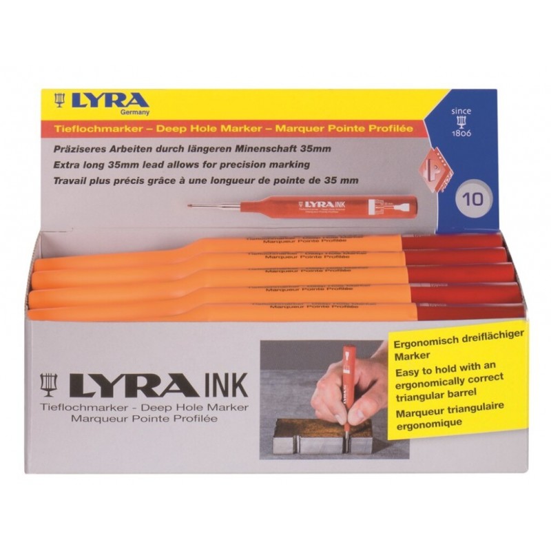 Lyra Diepgatstift Ink Rood kopen? | MijnIJzerwaren