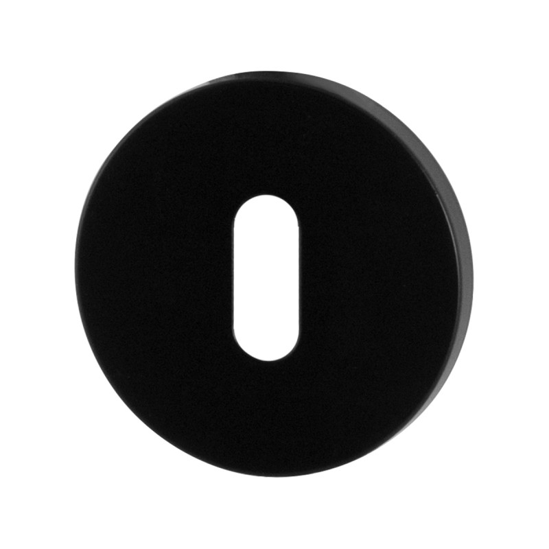 Sleutelrozet rond 53x6mm - Zwart egaal kopen? | MijnIJzerwaren