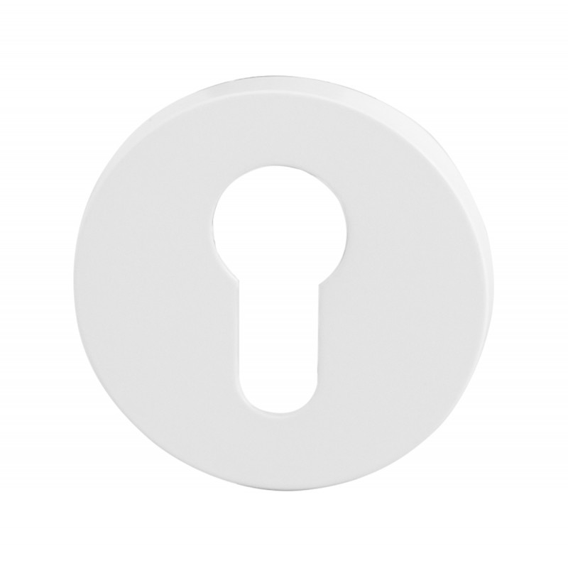 Cilinderrozet 53x6mm - Wit egaal kopen? | MijnIJzerwaren