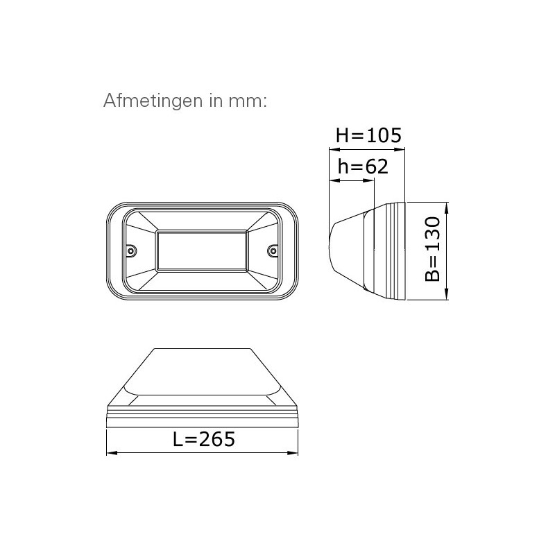 Hogro Binnenunit Tps - 4000K - 12W - 560 Lumen kopen? | MijnIJzerwaren